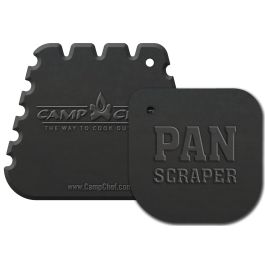 Camp Chef pan krabber - scraper, gietijzer schoonmaak set